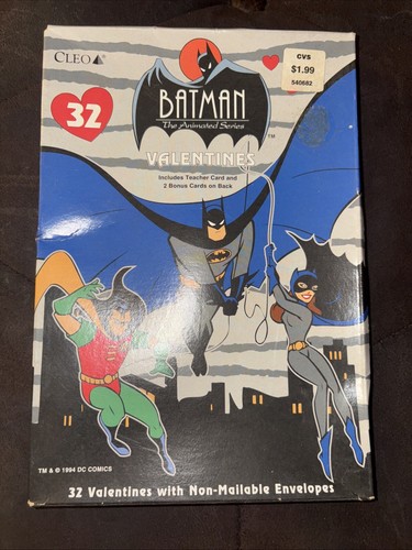 Vintage Batman DC Comics 1994 Valentines Sealed Box | eBay