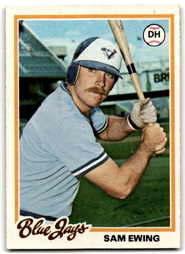 1978 Topps Sam Ewing Rookie Toronto Blue Jays #344 | eBay