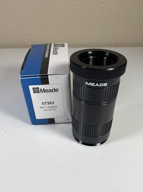 Meade ETX Telescope T Adapter #64 for Camera Lenses 07363 See Stars for ...