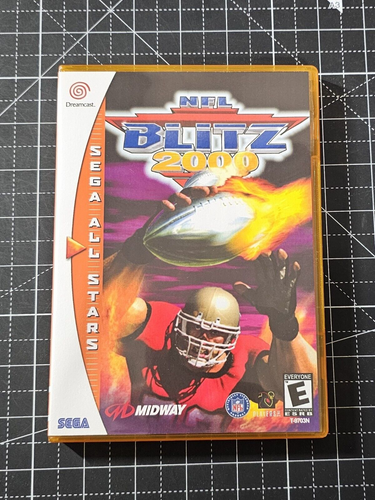 Dreamcast NFL Blitz 2000 Custom Case With Insert - NO Game or Manual | eBay