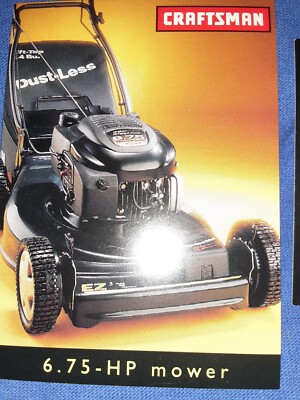 1997 SEARS ROEBUCK CRAFTSMAN TOOL CARDS #47 MOWER | eBay Australia