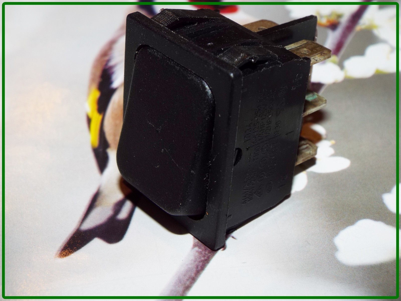 NEW KEMA KEUR OFF/ON ROCKER SWITCH BLACK RV BOAT 6 PIN HEAVY DUTY 1834 ...