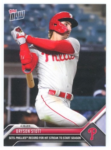 2023 Topps Now Bryson Stott Philadelphia Phillies #142 | eBay