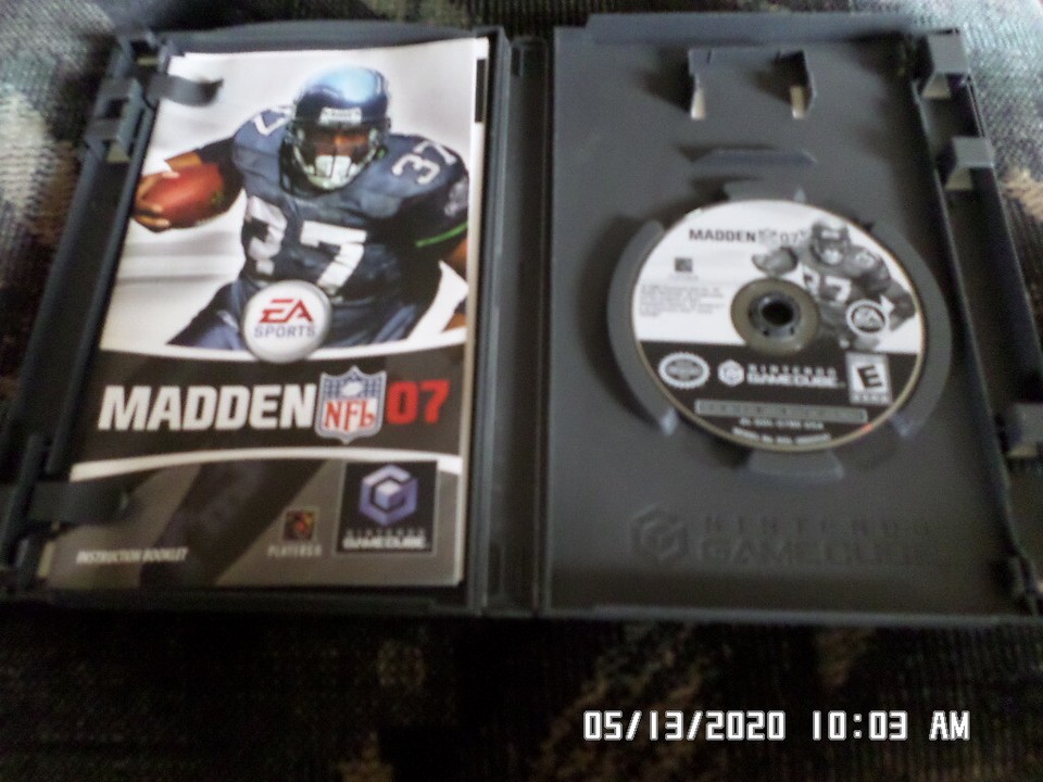 Madden 07 John Madden 2007 (Nintendo Gamecube) = COMPLETE w/ Case ...