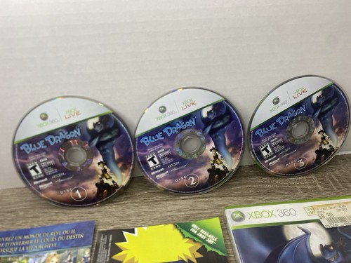 Blue Dragon (3 Discs) - Microsoft Xbox 360 w/Inserts No Manual - TESTED ...