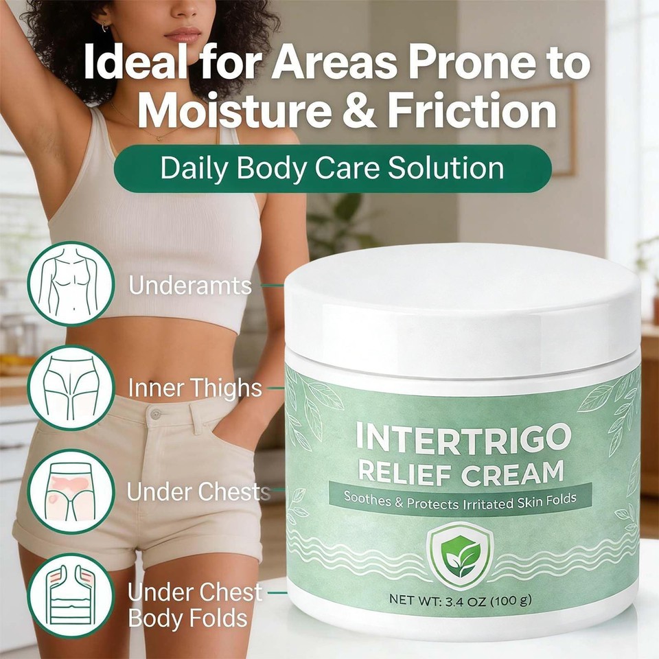 Intertrigo Relief Cream Skin Fold Barrier Cream With 10% Undecylenic ...