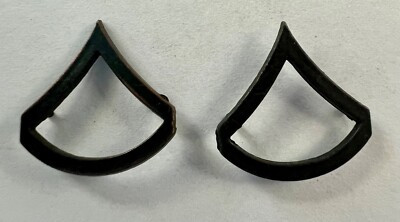 Private First Class (E3) Rank Collar Insignia US Army Subdued | eBay