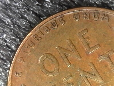 1939-P Lincoln Wheat Cent Penny w/ DDR Double Die Reverse Error Inv# ...