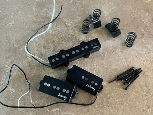 Set lefty Sadowsky PJ pickups bass Precision Jazz 5-string MetroExpress ...