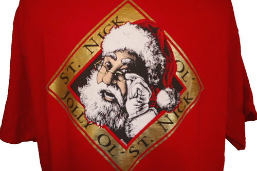 Vintage Christmas Santa Clause Jolly Ol Saint Nick T Shirt 2X | eBay UK