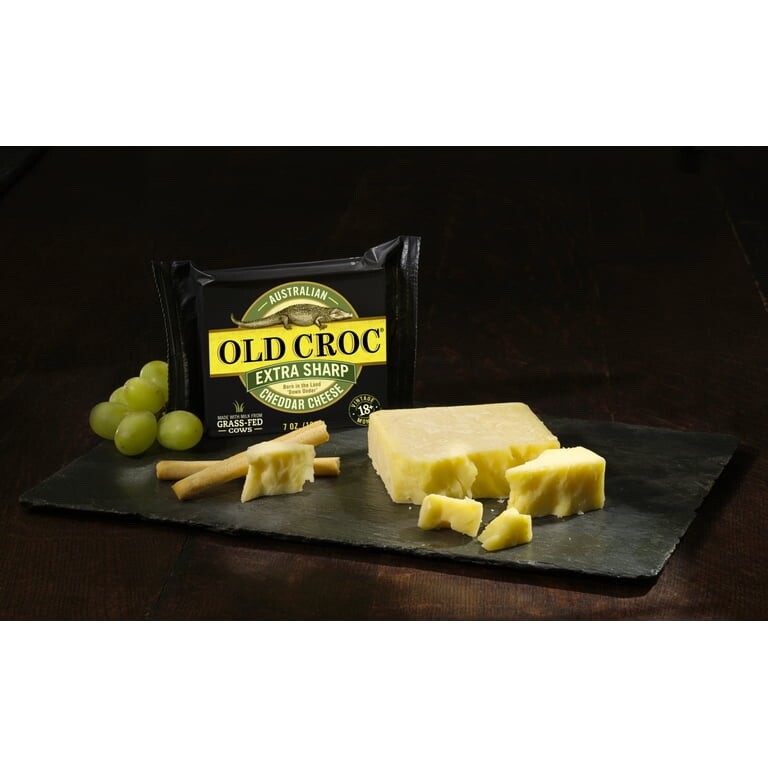2 Old Croc Grass-fed Extra Sharp Cheddar, 7oz x 2 | eBay