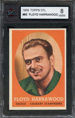 1958 TOPPS CFL 85 FLOYD HARRAWOOD KSA NMM 8 | eBay