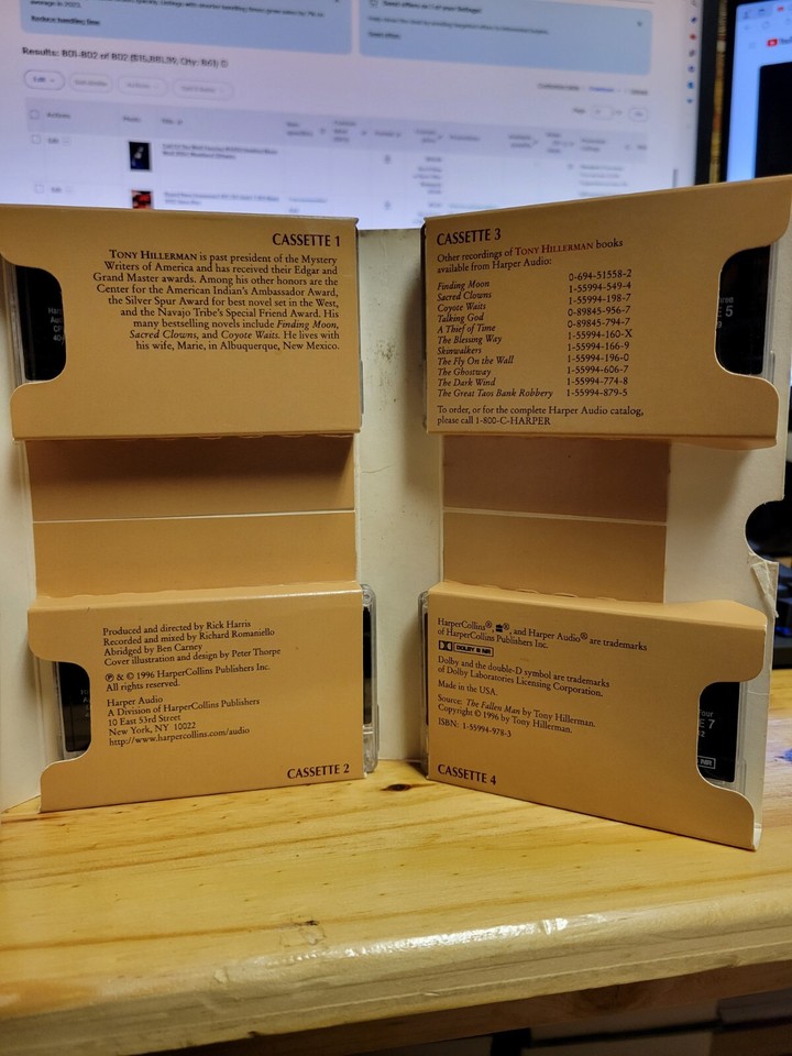 The Fallen Man by Tony Hillerman Joe Leaphorn and Jim Chee Novel Ser ...