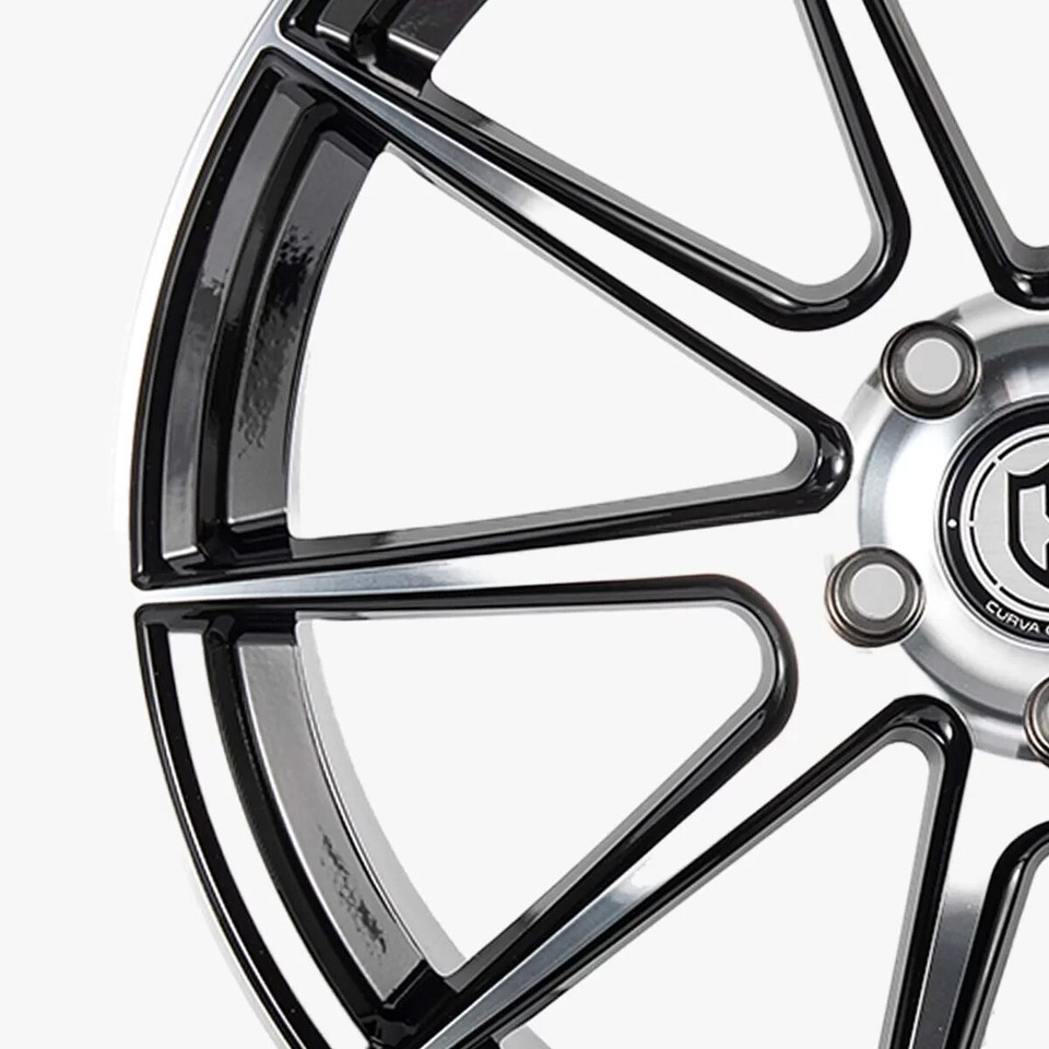 19" CURVA CONCEPTS CFF72 MACHINED GLOSS BLACK WHEELS FOR AUDI A7 S7 RS7 | eBay