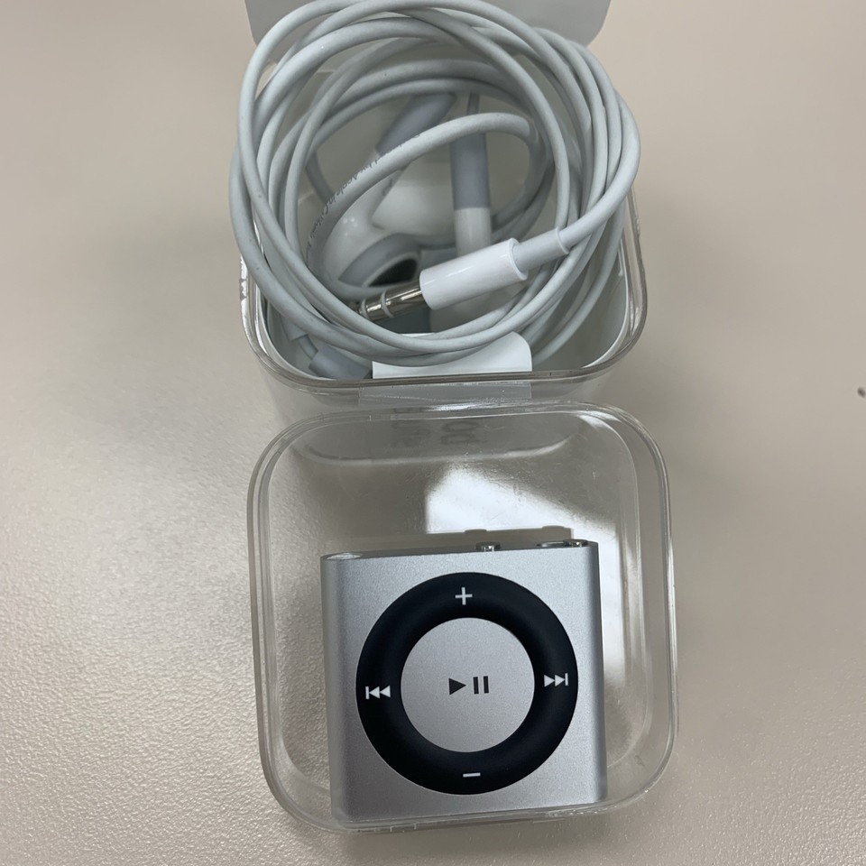 Apple iPod Shuffle 4th Generation Silver Model A1373 UNTESTED 2GB | eBay