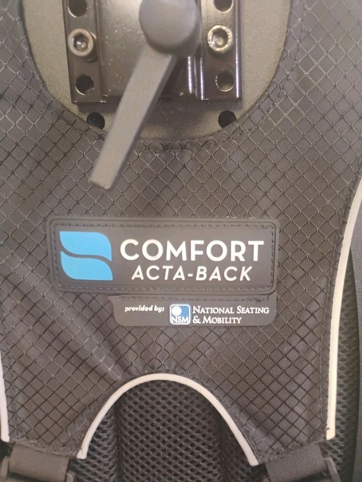 Comfort Company Acta-Back Wheelchair Back 16"wide x 16" high | eBay
