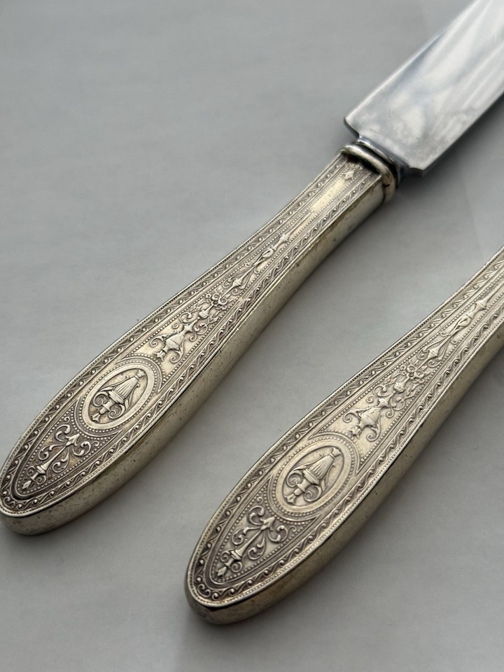 Wedgwood by International Sterling Silver Dinner Knife Set Of 2 | eBay