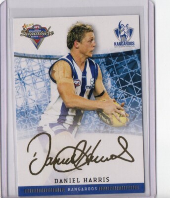 2007 SELECT CHAMPIONS - GOLD SIGNATURE FOILS - DANIEL HARRIS - NORTH ...