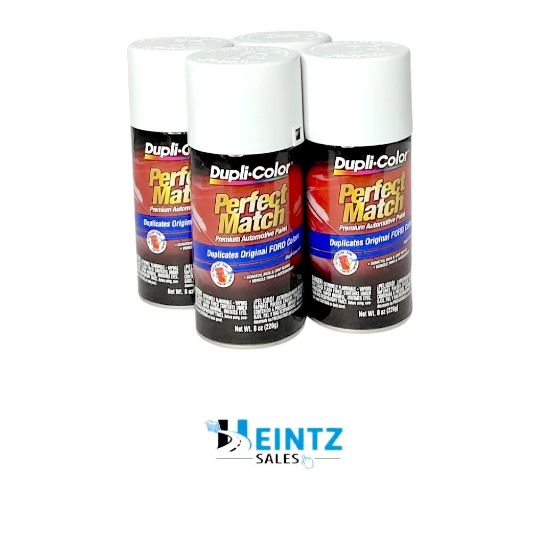 Duplicolor BFM0229 Perfect Match Ford Oxford White 8oz Aerosol 6PACK 9L ...