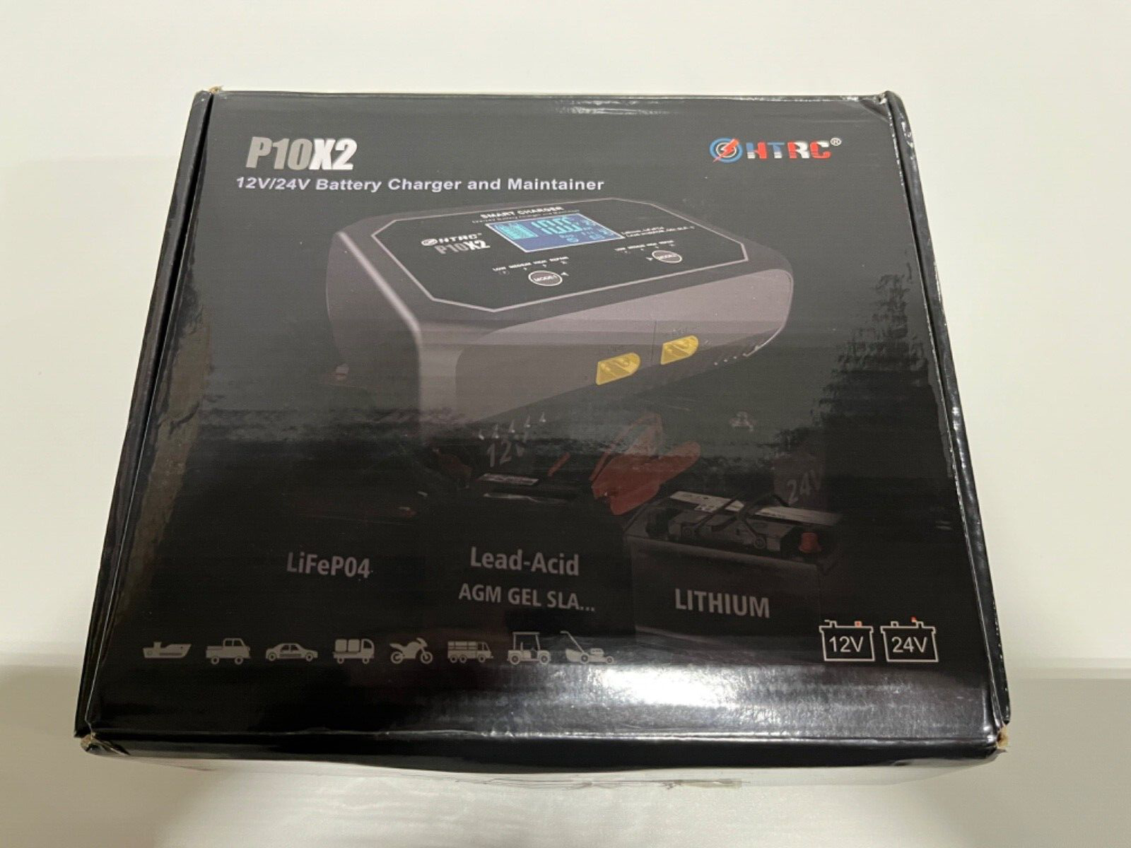 HTRC Smart Battery Charger, P20, Lithium/LiFeP04/Lead-Acid, 12V/20A ...