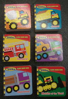 Tonka Block and Board Books 6 different Children's Tonka Truck books | eBay