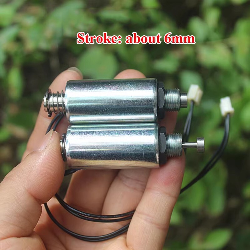 DC 12V Linear Push-Pull Type Tubular Actuator Mini DC Solenoid ...
