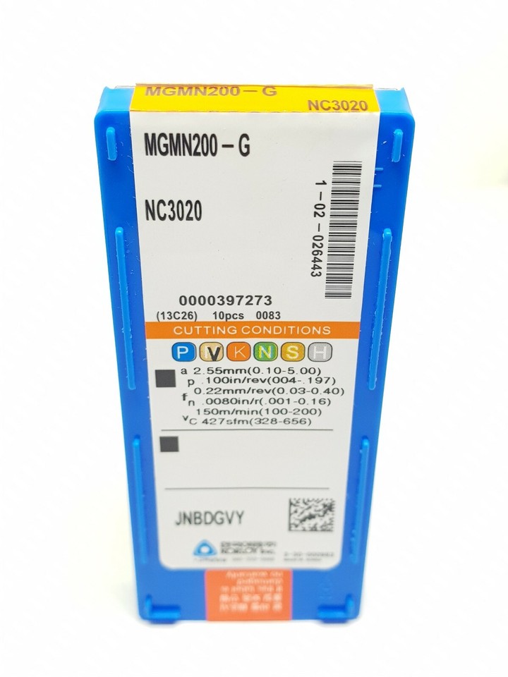 Indexable Parting Off Lathe Tool LEFT HAND 12mm Shank x10 2mm Carbide ...