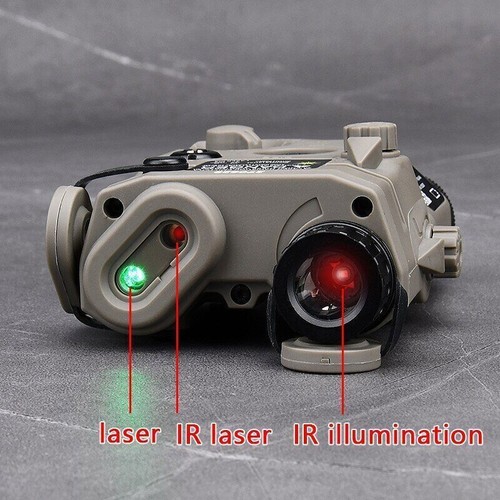 Tactical PEQ 15 IR Illuminator Red Green Blue IR Laser Aiming Sight ...