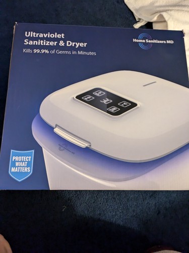 EXTRA LARGE UV Sanitizer Box and Dryer Device metal bottle 4 function ...