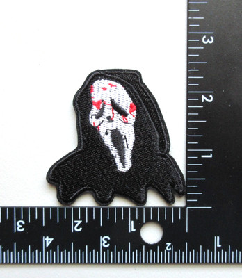 🔥Scream Horror Movie Ghost Face Scary Killer Slasher Embroidered Iron On Patch | eBay
