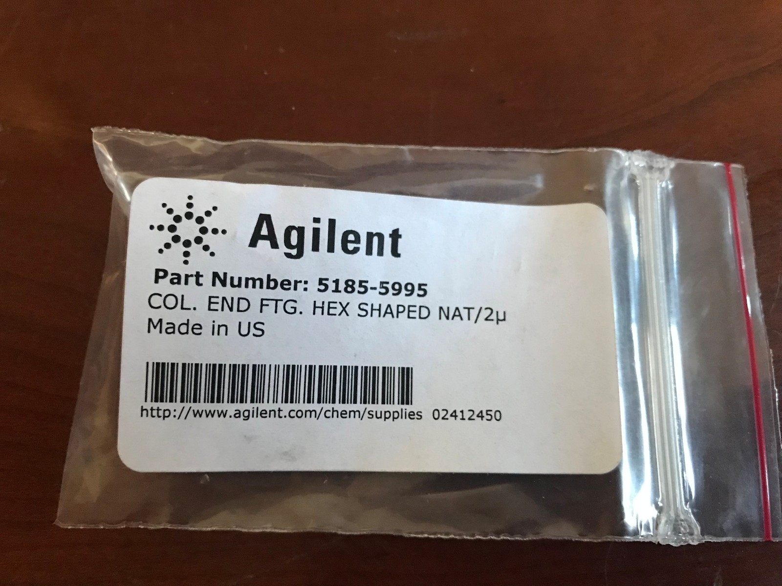 Agilent Life Sciences End Fitting with 2um Frit, PEEK, 1ea 5185-5995 | eBay