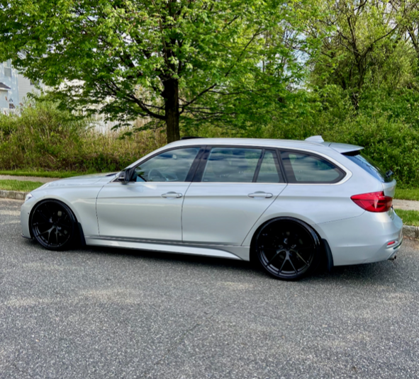 20" Wheels Aodhan AFF7 20x9 +30 / 20x10.5 +35 5x120 Matte Black Rims ...