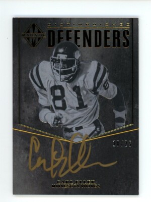 2017 Panini Majestic Distinguished Defenders /25 Carl Eller #DDCE Auto ...