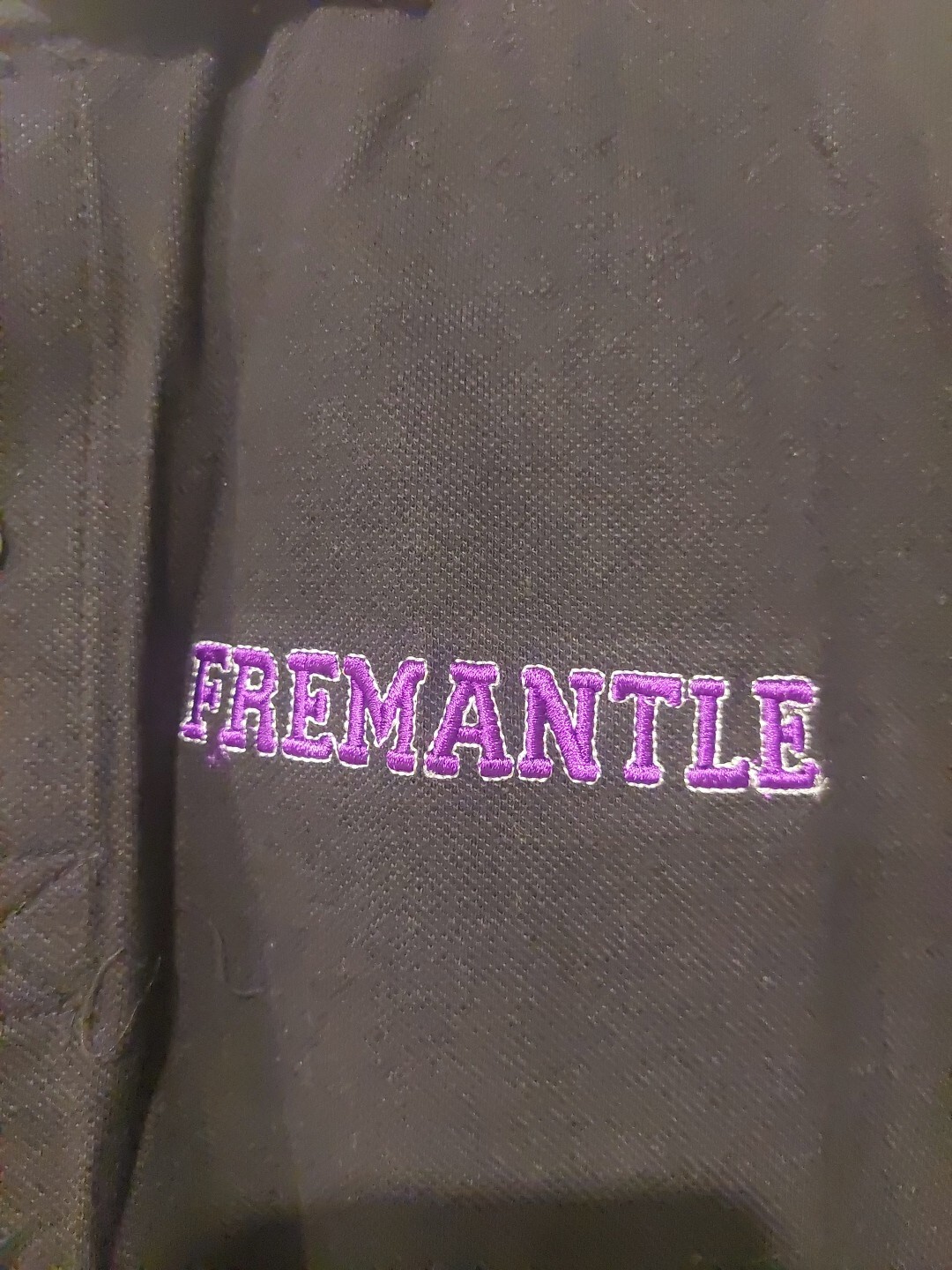 AFL Fremantle Dockers Mens Supporters Polo Shirt Size Small Retro Logos ...