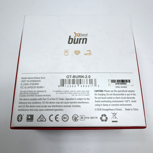 Orangetheory OTBEAT BURN Heart Rate Monitor - Black for sale online | eBay