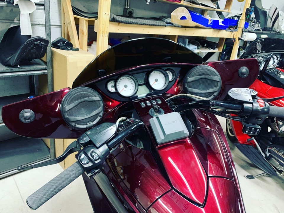 Victory Vision Audio Center Console Front | ABS | OE | Black | Unfinished