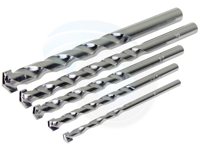 5pcs 4mm-10mm Masonry Brick Block Tile Concrete Drill Drilling Bit Set ...