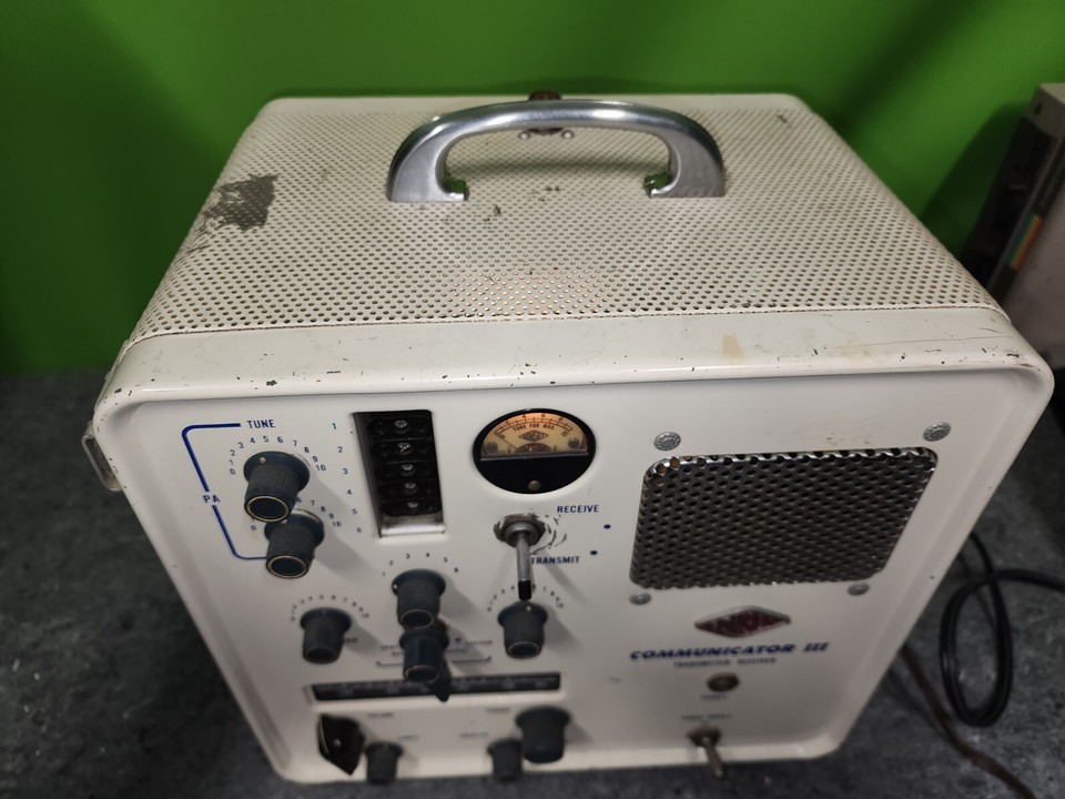Gonset Communicator III Transmitter Receiver Ham Radio Vacuum Tube ...