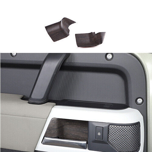 Oak Grain Inner Door Bowl Cup 2X Cover Trim For Land Rover Defender 90 ...