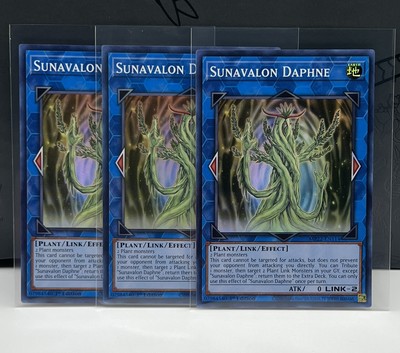 3x Sunavalon Daphne 1st Edition Super Rare MP22-EN114 Yu-Gi-Oh! | eBay