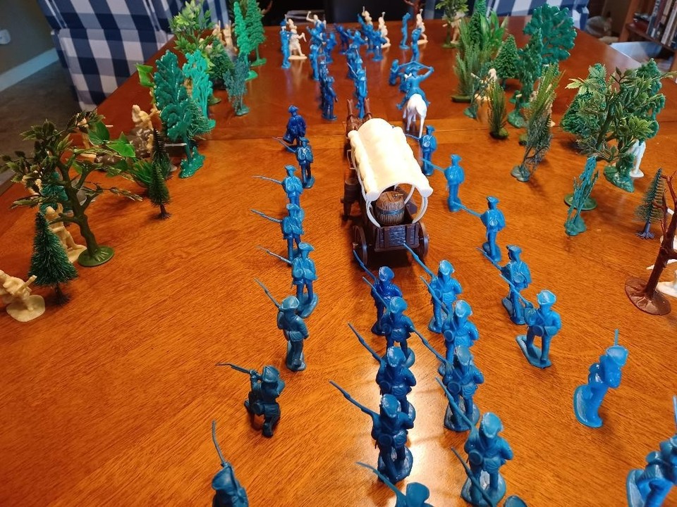 Marx/BMC Revolutionary War Continental Army Indian Ambush | eBay