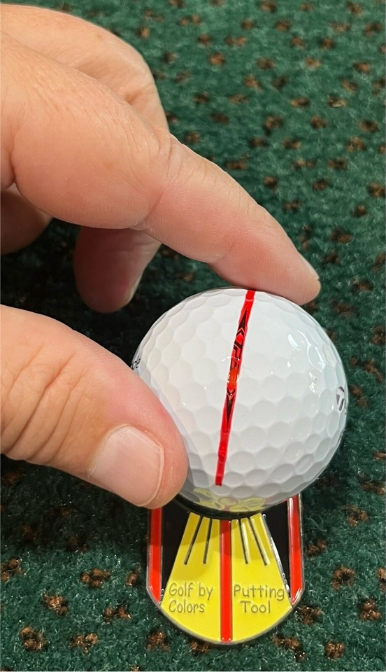 Golf LOT OF 5 Putting Tool Alignment Aiming Tool Ball Marker 5 SHIELD ...