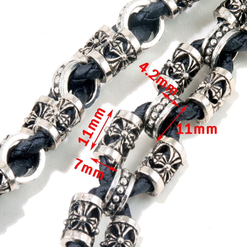 DK EMO Gothic Leather & Knight Biker Trucker Key Jean Wallet Chain (26. ...