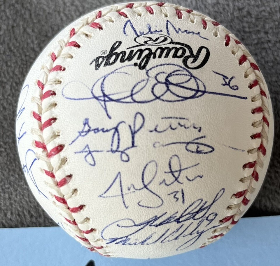 2011 AL Team Signed All Star Game Rawlings Baseball Verlander Konorko ...
