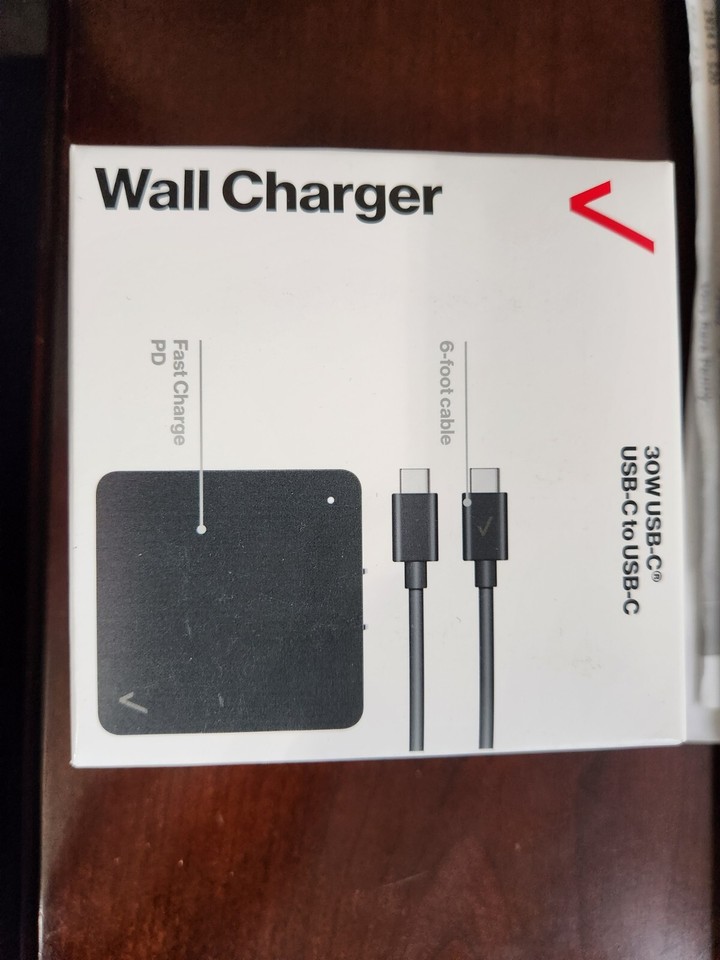 Verizon Travel Wall Adapter 45W USB-C Fast Charger / Wall Adapter ...