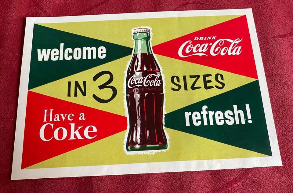 1948 Coca-Cola Advertising Manual Wall Signs & Sprite Boy Arrow Sign ...