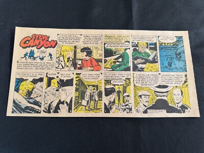 #23a STEVE CANYON by Milton Caniff Sunday Third Page Strip November 5 ...