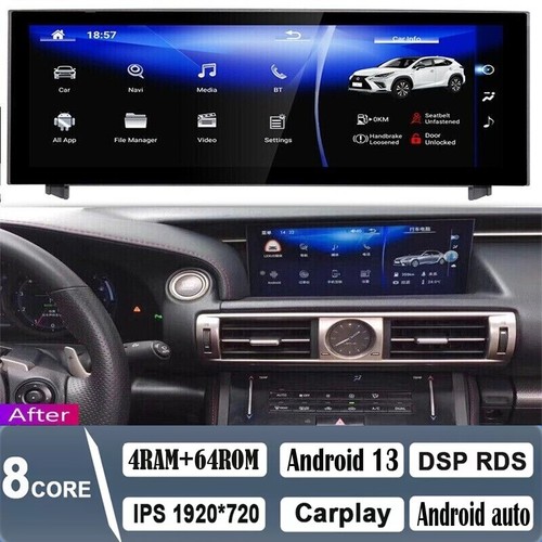 10.2" Android Navigation Car GPS Stereo Radio For Lexus IS IS250 IS300 ...