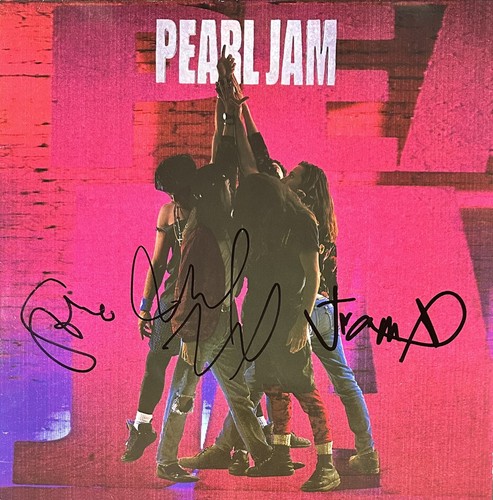 Pearl Jam SIGNED Album Jeff Ament Stone M McCready Autographed Vinyl ...