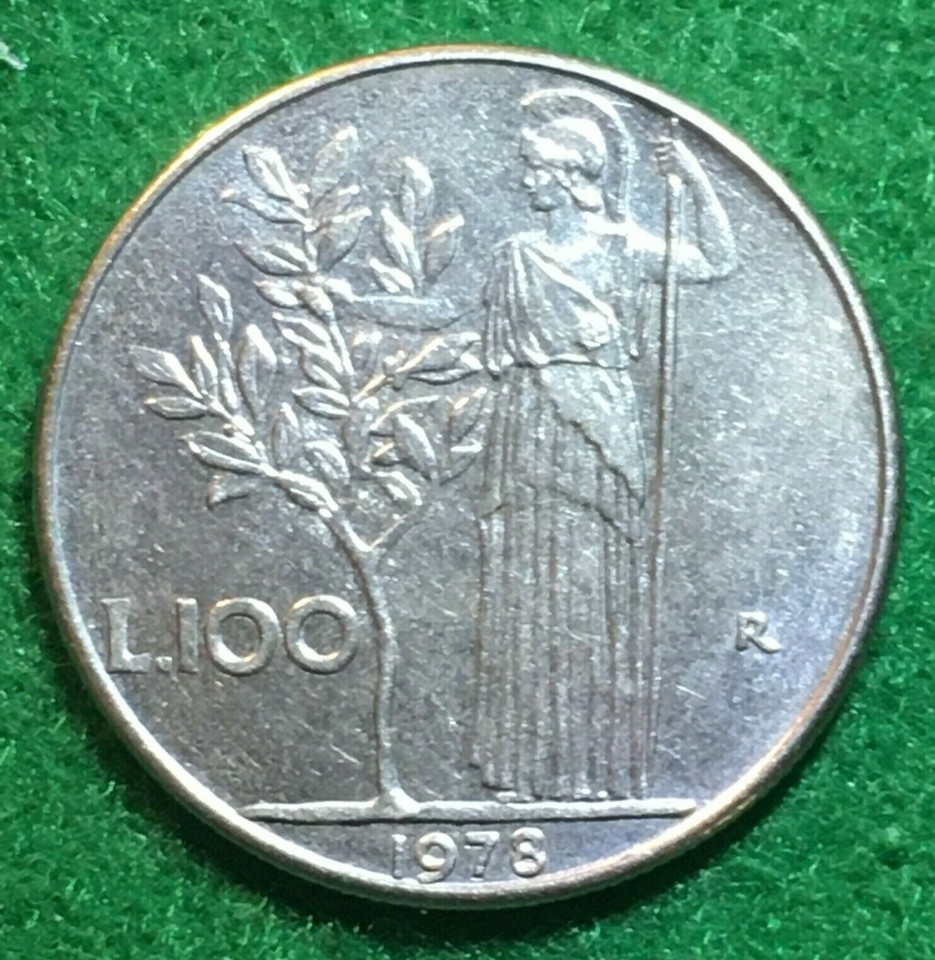"REPVBBLICA ITALIANA" Italian 100 Lire Coin from 1978 L100 Coin | eBay